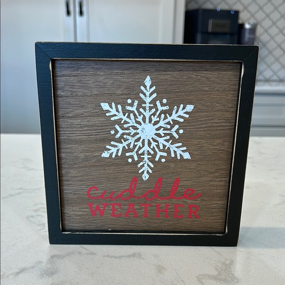 Holiday | Cuddle Weather Holiday Sign | Poshmark